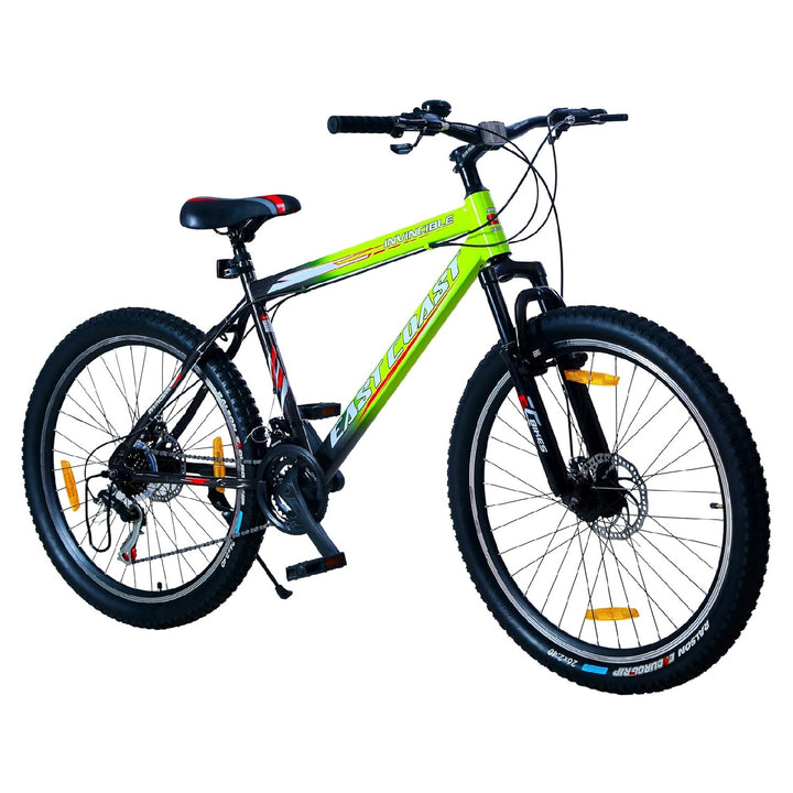 INVINCIBLE PRO 21 Speed | 26T Mountain Bike/ Cycle - Green Color ...