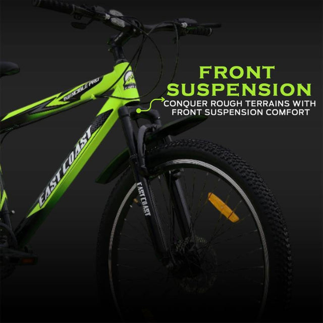 INVINCIBLE PRO 21 Speed | 26T Mountain Bicycle - Green Color ...